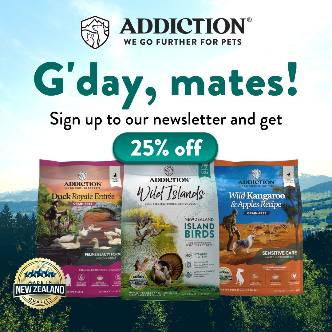Addiction Pet Food: A Kiwi Delight Now in Australia! – Addiction Pet ...