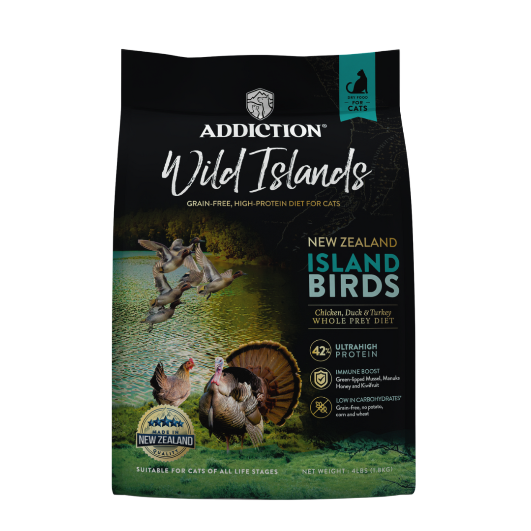 Addiction Wild Islands Island Bird Dry Cat Food 1.8kg | Grain-Free Cat ...